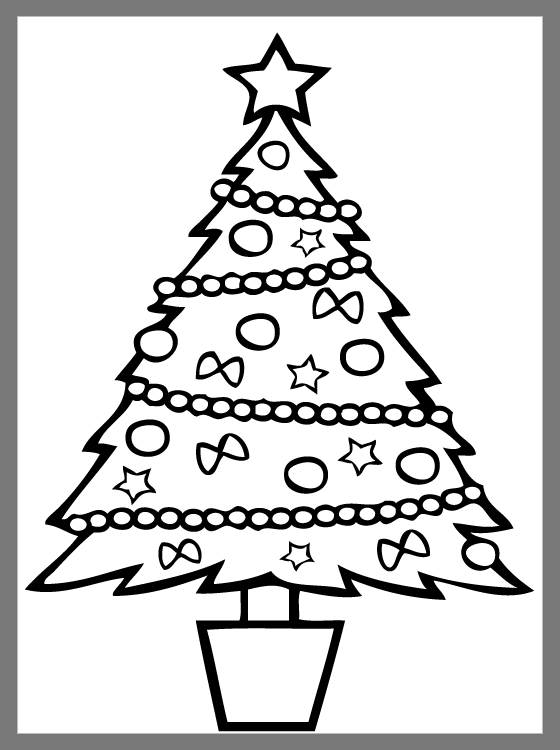 Christmas coloring sheet