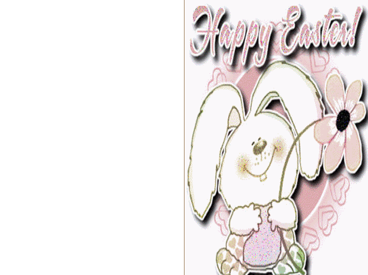 Printable Happy Easter Pastel Cards